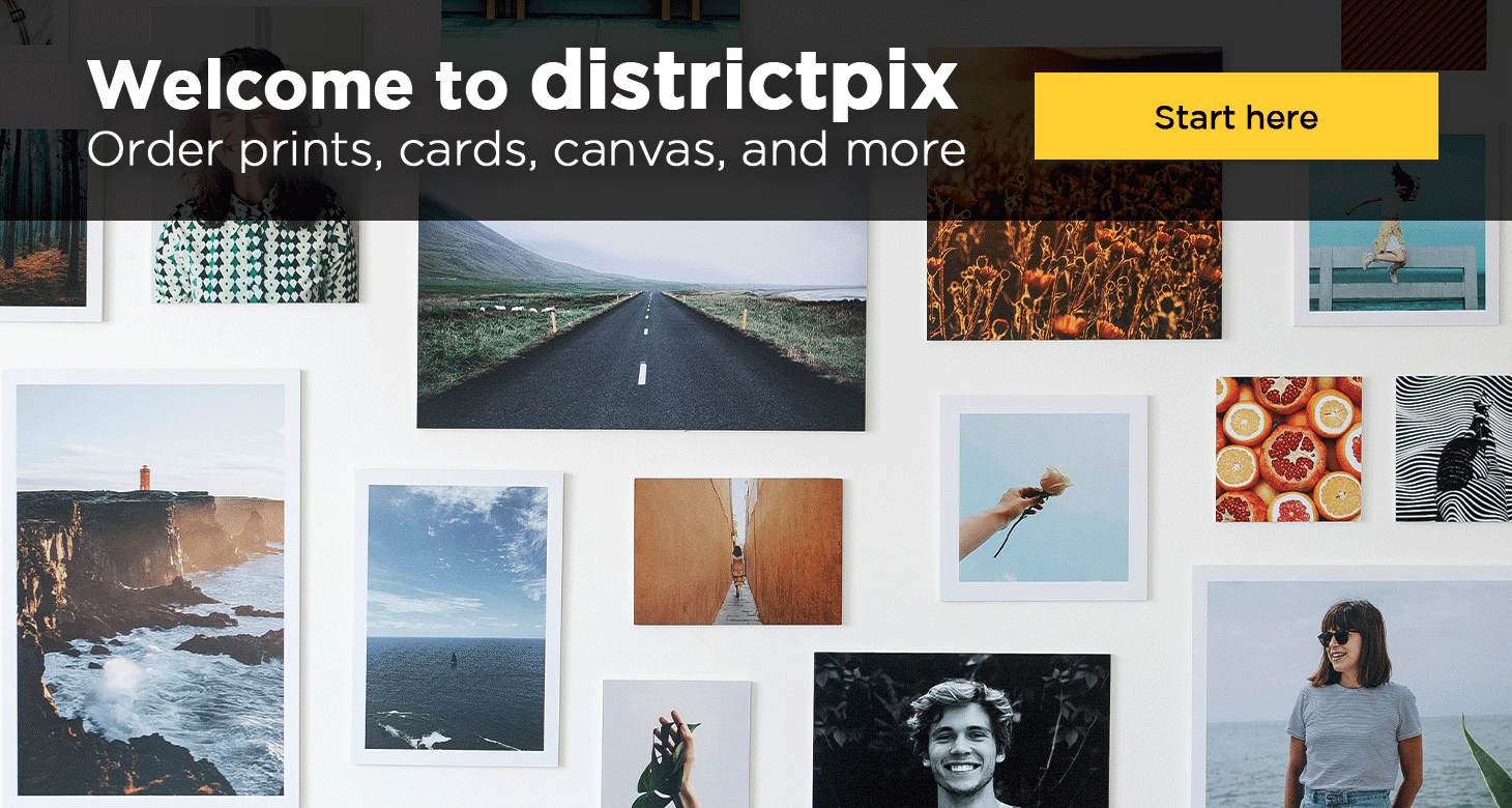 District Camera: photo prints, books, and canvas.